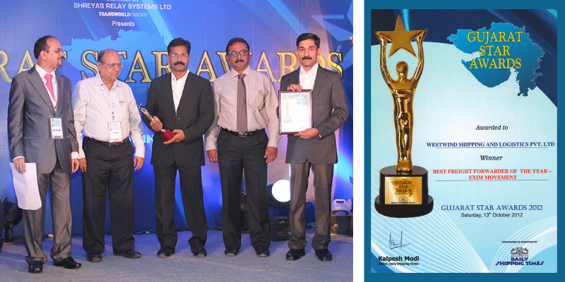 Achievements - Westwind Shipping & Logistics PVT. LTD